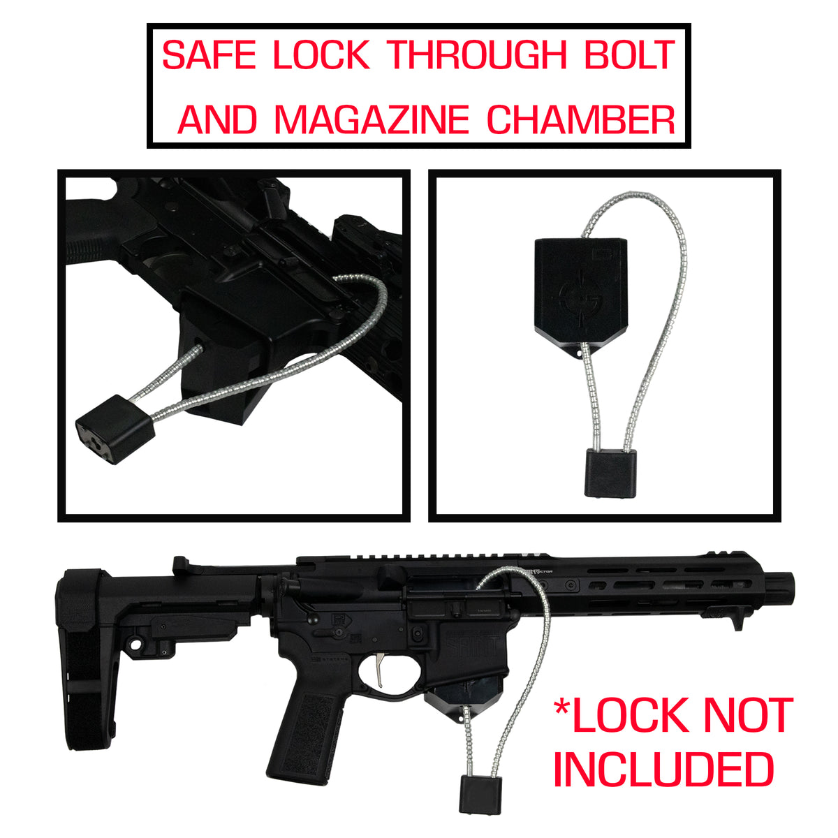 Ghost Concealment AR-15 Wall Mount, Gun Safe Wall Mount Storage and ...